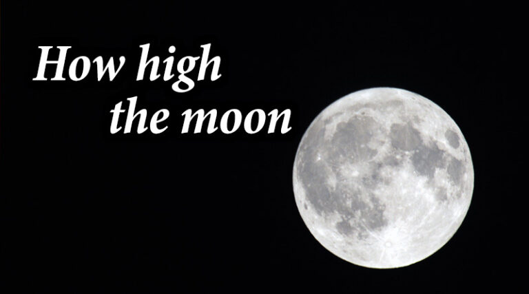 How High the Moon の和訳 | Verse付き | ジャズシンガーYANNIE's Blog